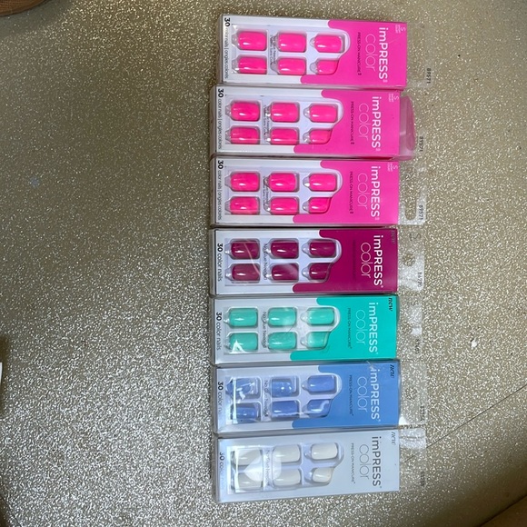 imPRESS | Accessories | Impress Short Nails Nib 7 Sets Of Impress Color ...